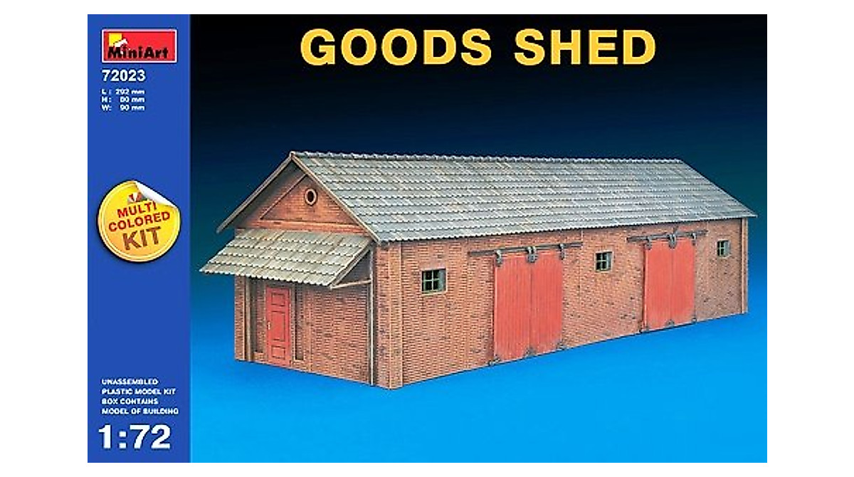 MiniArt 1/72 Goods Shed Model for Dioramas