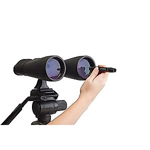 Celestron - 80mm Travel Scope - Portable Refractor Telescope - Bonus Astronomy Software Package - Digiscoping Smartphone Adapter & LensPen - Optics Cleaning Tool, Black (93575)
