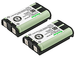 Kastar 2 Pack Cordless Phone Battery for Panasonic HHR-P104 HHR-P104A Type 29, Panasonic KX-FG6550 KX-FPG391 KX-TG2388B KX-TG2396 and More
