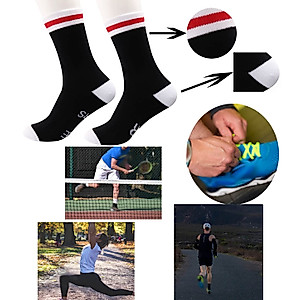 TSOTMO 2 Pairs Baseball Socks Baseball Socks If You Can Read This The Game Is On Socks Gift For Bsaeball Team (Yank)