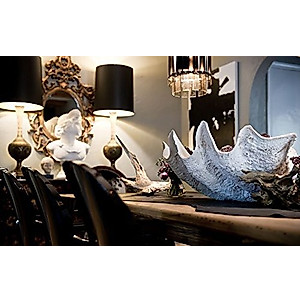 2xhome Set of 2 Black Modern Glam Ghost Chairs Chair with Arms Molded Acrylic Plastic Mirrored Furniture Dining Retro for Writing Desk Dining Living Bedroom Outdoor Vanity Accent