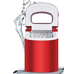 LUKEO Electric Ice Cube Maker Machine Portable Generator Cooler Compressor Chopper for a House Bars Restaurants Shops