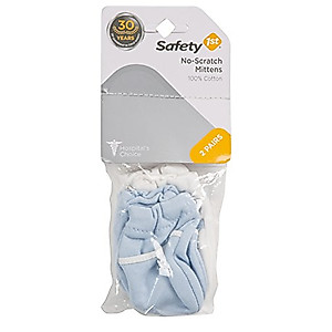 Safety 1st No Scratch Mittens, Blue