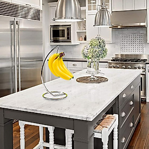 Banana Tree Hanger, Stainless Steel Banana Hanging Bracket Wire Banana Tree Stand,Fruit Bowl For Kitchen Counter, Keep All Your Bananas Fresh