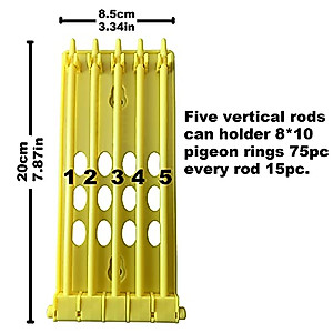 Pigeon Band Holder Ring Holder Supplier Foot Place New 2pieces Pigeon Leg Ring Holder Bands Rack Frame