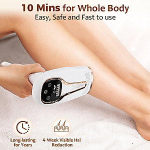 Hair Removal for Women and Man hair removal UPGRADE to 999,999 Permanent Flashes Facial body Profesional Hair Remover Device