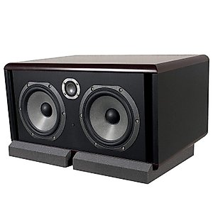 AxcessAbles Large Studio Speaker Isolation Pads for Monitors 8-inch, 7 or 6.5 | Speaker Isolation Pads for Yamaha HS, KRK ROKIT | Speaker Risers | Acoustic Isolation Speaker Foam