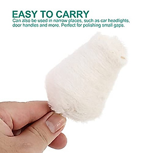 Car Sponge Buffing Buffing Pads 6 Pcs Backing Plate Compound Buffing Sponge Pads for Car Hub Compounding Polishing and Drill Buffing Sponge Pads Waxing car Wheel polishing Buffing pad