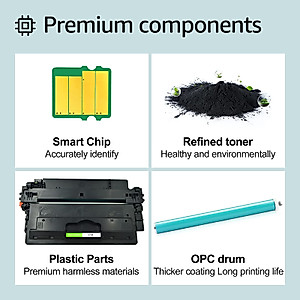 greencycle High Yield 14X CF214X BK Toner Cartridge Replacement Compatible for HP Laserjet Enterprise 700 M712dn M712n M712xh MFP M725dn MFP M725f MFP M725z MFP M725z+ Laser Printers (Black,2 Pack)