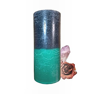 Jinx Reversal Candle by Five Corners Co - 2x4 Double Action to Banish Debt and Attract Prosperity - Candle Magic for Spells, Conjure and Witchcraft - Black Green Scented Pillar Candle