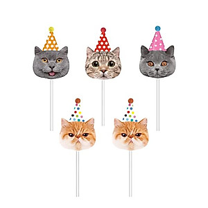 Merrymelting Merry Melting Birthday Candle for Cake Topper (cat Birthday Candle)