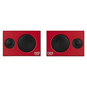 Nord Piano Monitor V2 Active Stereo Speakers (Price is per pair), Red