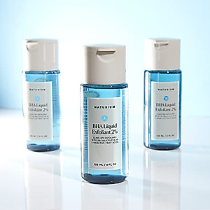 Naturium BHA Liquid Exfoliant 2%, with Salicylic Acid & Bioactive Fruit Acids, Face & Skin Care Treatment for Discoloration, 4 oz