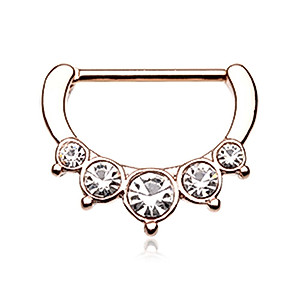 Classic Precia Sparkle WildKlass Nipple Clicker (Rose Gold)