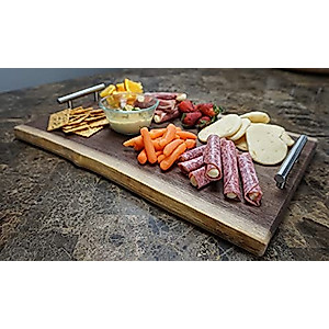 Arbordown- Solid Wood Live Edge Serving Tray (Walnut, Large 150")