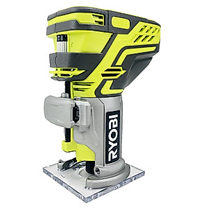 Ryobi P601 One+ 18-Volt Lithium Ion Cordless Fixed Base Trim Router with Tool Free Depth Adjustment (Tool Only) (Non-Retail Packaging)