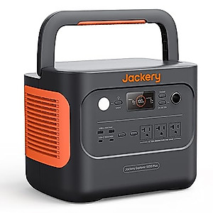 Jackery Solar Generator 1000 PRO 100W, 1002Wh Portable Power Station with 100W Solar Panel, Ultra-Charging System in 1.8H, Automotive-level BMS, 2xPD 100W Ports for RV Outdoor Camping & Outages