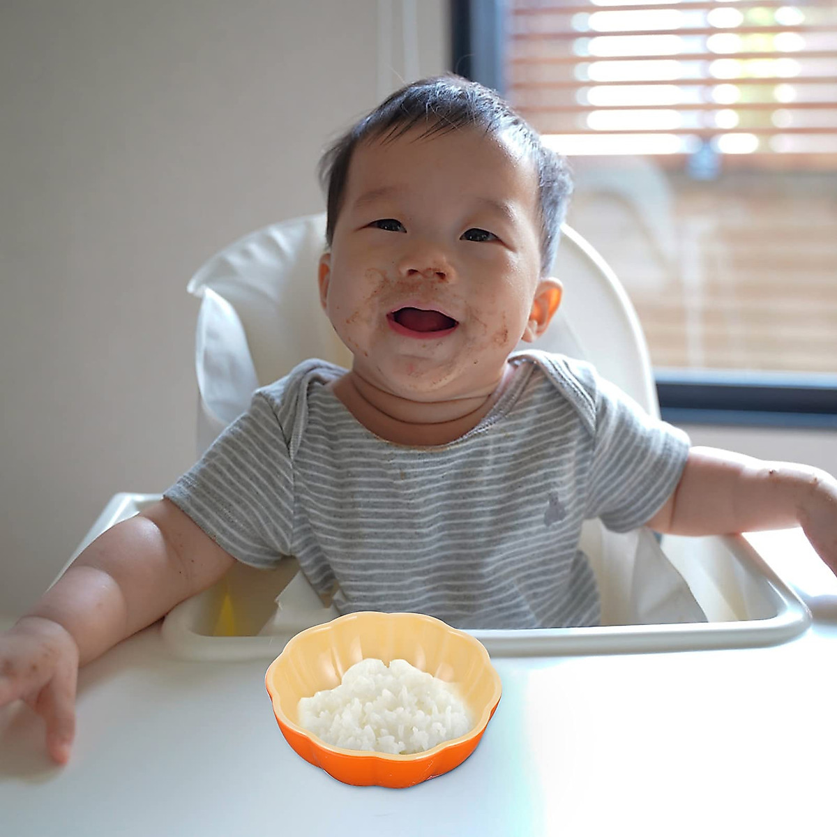 BESPORTBLE Pumpkin Shaped Bowl Ceramic Salad Bowl Decorative Porcelain Serving Bowl for Soup Pasta Dessert Snack Fruits Kids Food