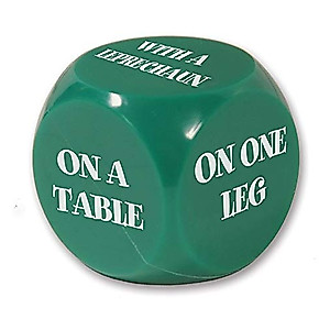 Beistle 30426 St. Patrick Decision Dice Game, 2 Dices Per Game