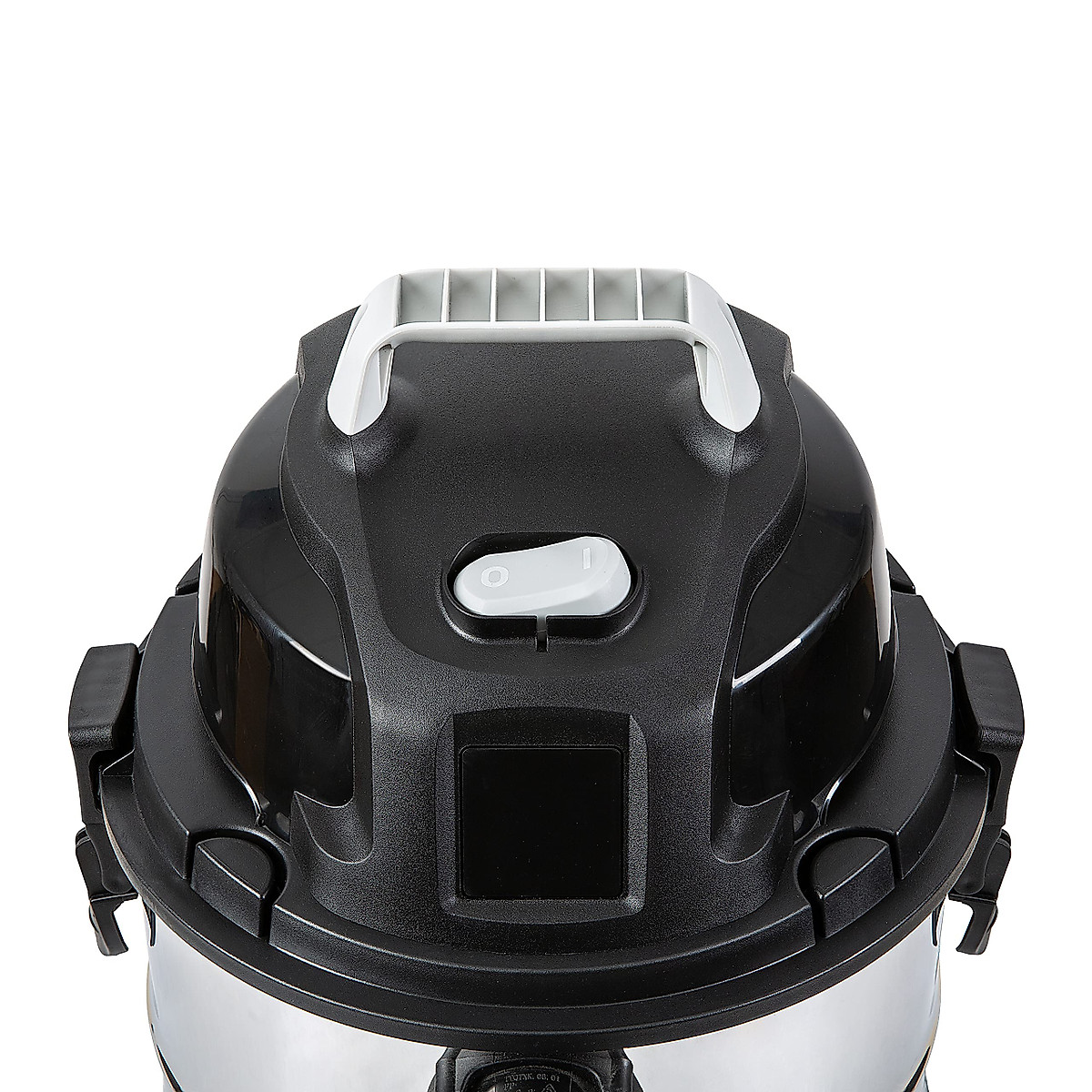 Amazon Basics 6 Gallon, 3.5 HP Stainless Steel Wet/Dry Vacuum, Ss, Grey, Black