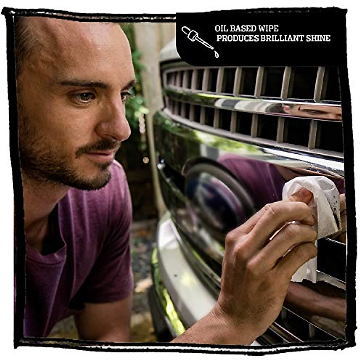 Tub O’ Towels Heavy Duty Chrome Wipes – Clean, Shine & Protect, 40 Count Wipes, TW40-CHR