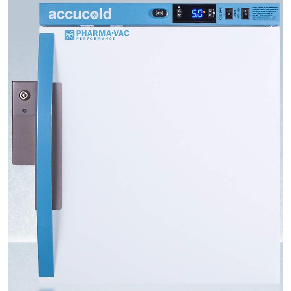 Summit Appliance ARS1PV Pharma-Vac Performance Series 1 Cu.Ft. Compact All-refrigerator for Vaccine Storage with Auto Defrost, Factory-installed Lock, Digital Thermostat, White