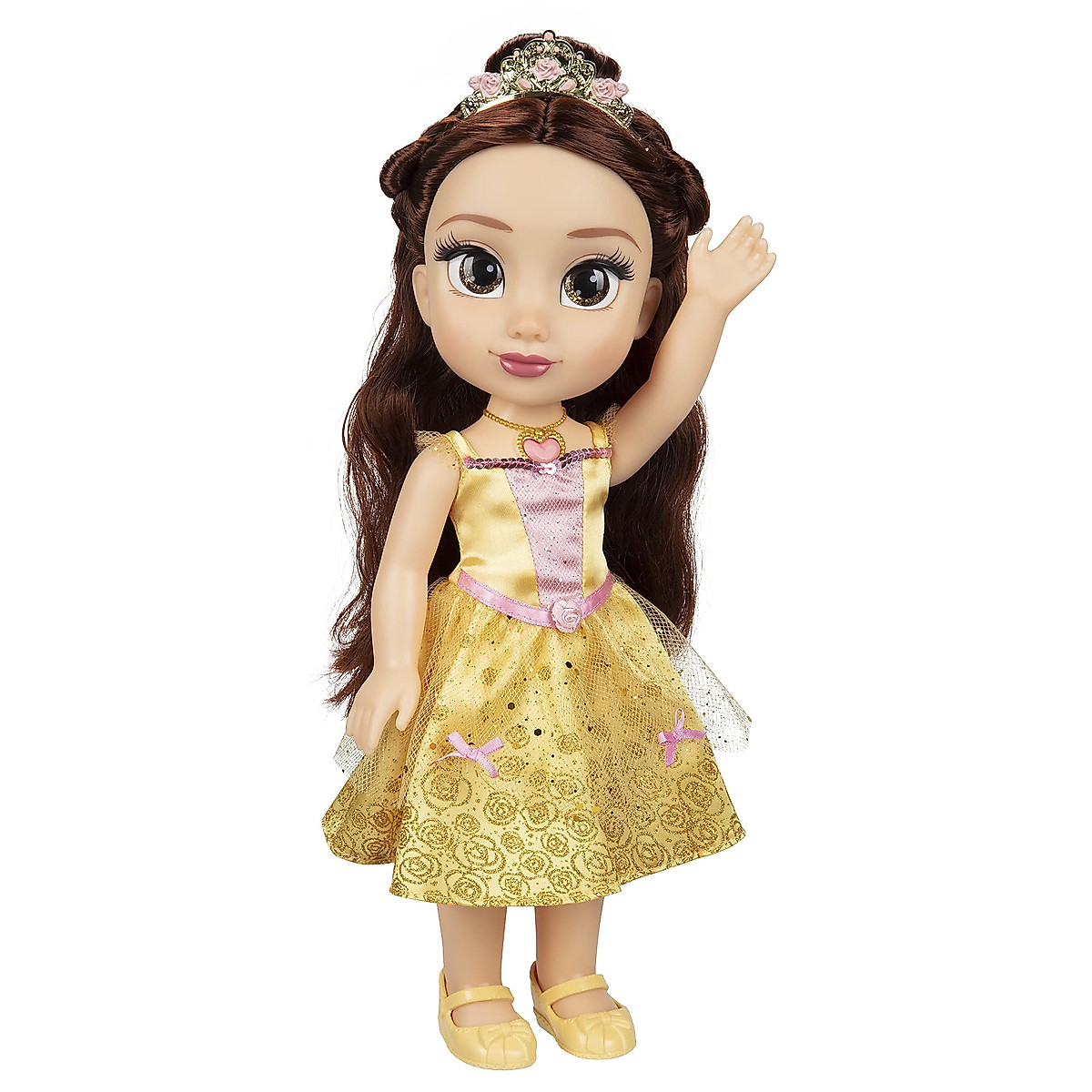 Disney Princess Belle Doll Sing & Shimmer Toddler Doll, Sings Something There [Amazon Exclusive]