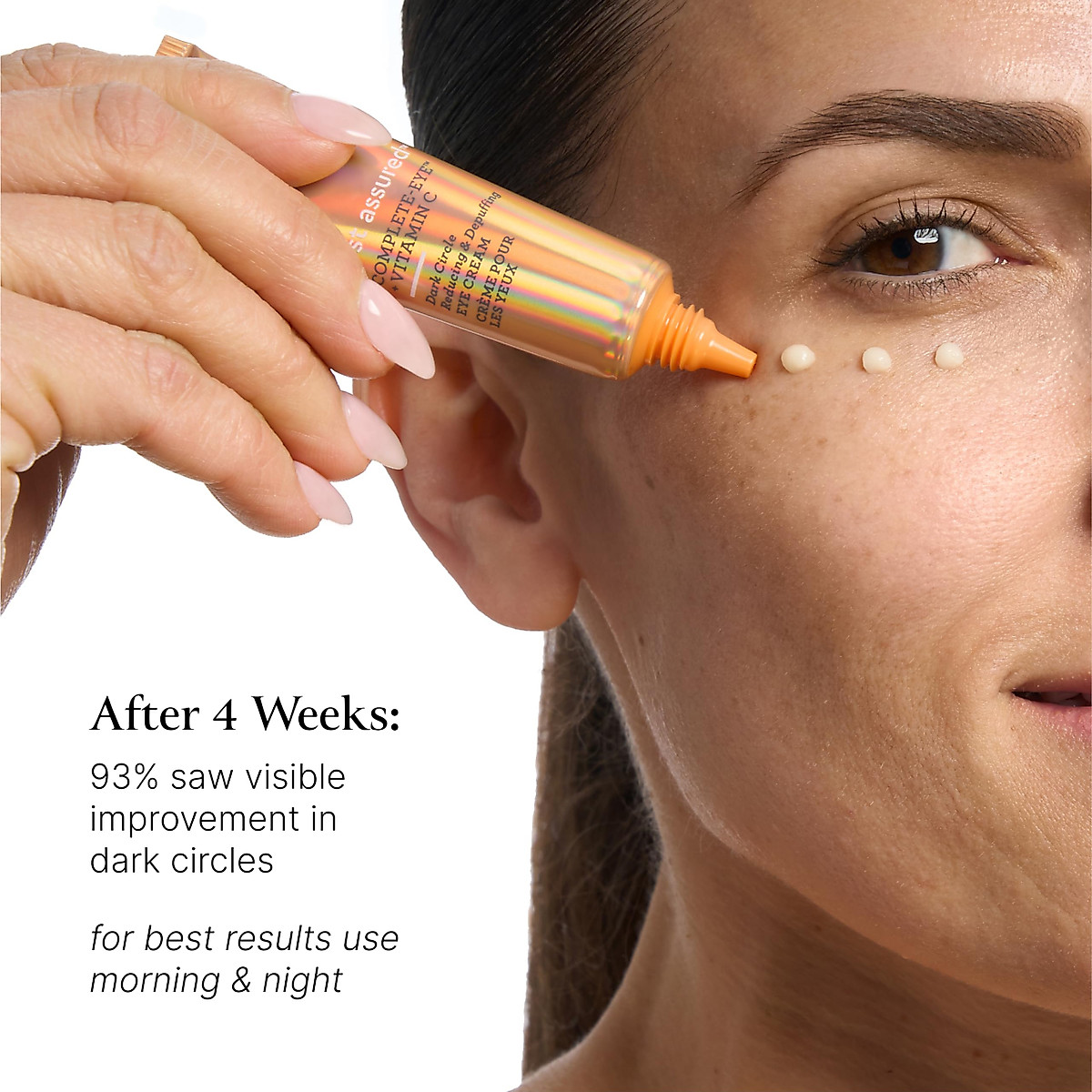 Bliss Rest Assured Eye Cream & Bright Idea Vitamin C Serum - Anti-Aging, Reduces Dark Spots, Boosts Elasticity - Vegan & Cruelty-Free