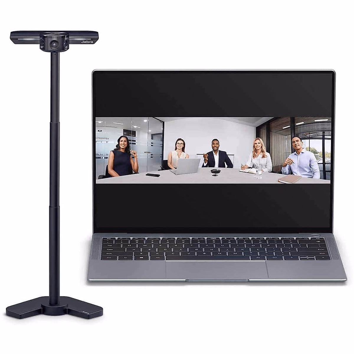 Jabra PanaCast Table Stand – Allows PanaCast to be Used as a Free-Standing Unit, Ideal for Travelling and for Use in Multiple Locations, Compact Design
