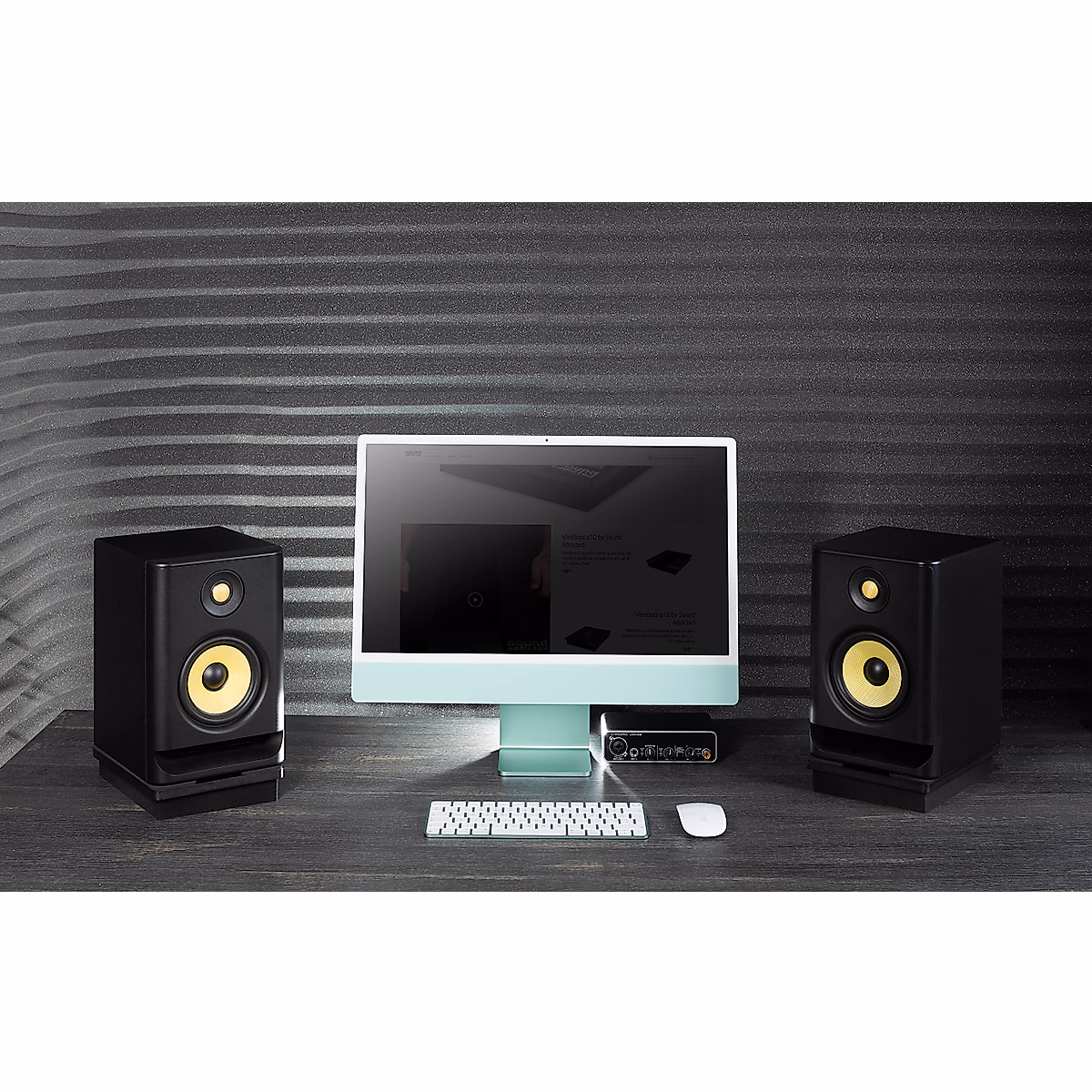 Sound Addicted VibeBoss P5 - Acoustic Isolation Platform Suitable for 5 inches Speakers (9.5'' x 7'' x 1.8'') 2Pcs