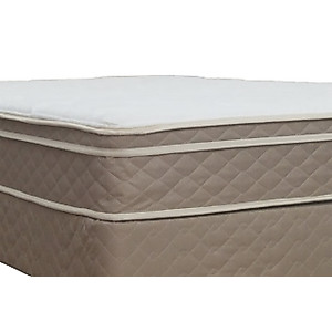 Continental Mattress 10" Pillowtop Eurotop Fully Assembled Orthopedic Back Support Plush Mattress, King