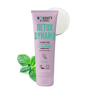 Noughty 97% Natural Detox Dynamo Clarifying Shampoo to Refresh Hair and Remove Residue, Suitable for Every Day Use with Peppermint and Sorrel Leaf, Sulphate Free Vegan Haircare 250ml