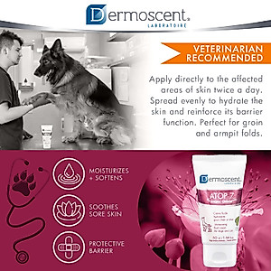Dermoscent ATOP 7 Hydra Cream for Dogs & Cats for Dry & Allergy-Prone Skin Relief - Veterinarian Dermatologist Formulated - 50 ml / 1.66 fl. oz.