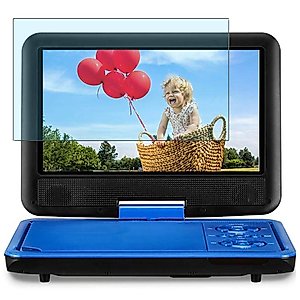 Puccy 2 Pack Anti Blue Light Screen Protector Film, Compatible with DR.J Portable DVD Player 9.5" TPU Guard （ Not Tempered Glass Protectors ）