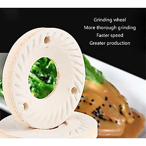 33lb/h Peanut Butter Maker Machine,Nut Butter Machine, Sesame Sauce Grinder,2850rpm Home/Commercial Use for Peanut Sesame,etc.1100W