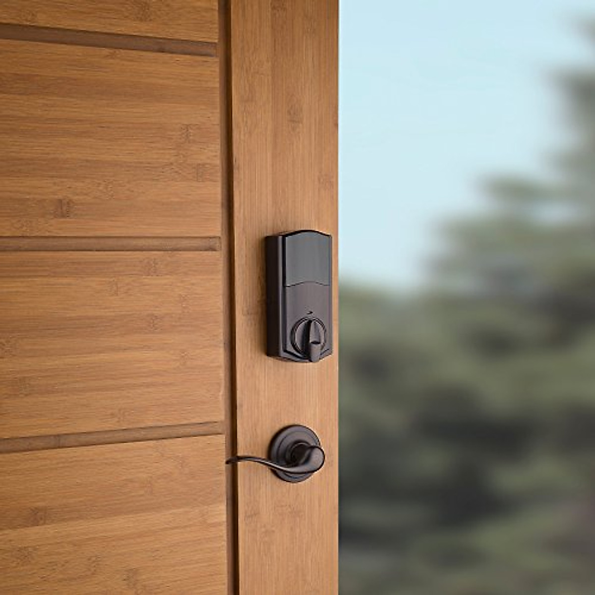 Kwikset 99150-003 SmartCode 915 Touchscreen Electronic UL Deadbolt with Smart Key, Venetian Bronze