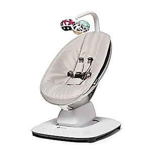 4moms MamaRoo Multi-Motion Baby Swing, Bluetooth Baby Swing with 5 Unique Motions, Grey