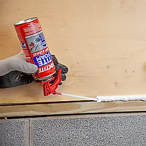 Loctite Tite Foam Gaps & Cracks Spray Foam Sealant, Polyurethane Expanding Foam Insulation - 12 fl oz Can, Pack of 1