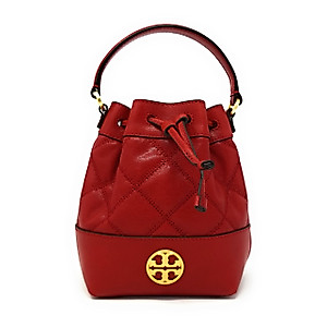 Tory Burch Women's Willa Mini Bucket Bag (Redstone)