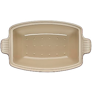 Le Creuset Heritage Stoneware Deep Baker with Lid, 4.5 qt., Cerise