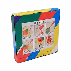 ParNarZar Easy 3D Diamond Painting Kit for Kids, Full Drill Painting by Number Kits with Wooden Frame 6x6 inches (Sloth)