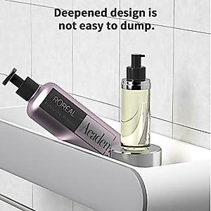 TOPHOME Bathroom Rack Single-Layer Wall Mounted Floating Shelves Bathroom Storage Shelf Toilet Storage Shelf with Towel Bar for Bathroom, Kitchen, Laundry Room(No Drilling)