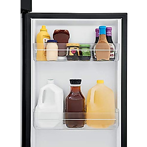 Frigidaire 11.6 Cu. Ft. Compact ADA Top Freezer Refrigerator in Black with Electronic Control Panel, Reversible Door Swing, ENERGY STAR