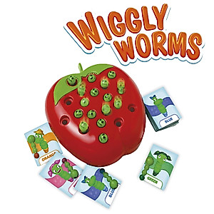 Goliath Games 919207.006 Wiggly Worms Kids Games | for Ages 4+ | for 2-4 Players, Multi