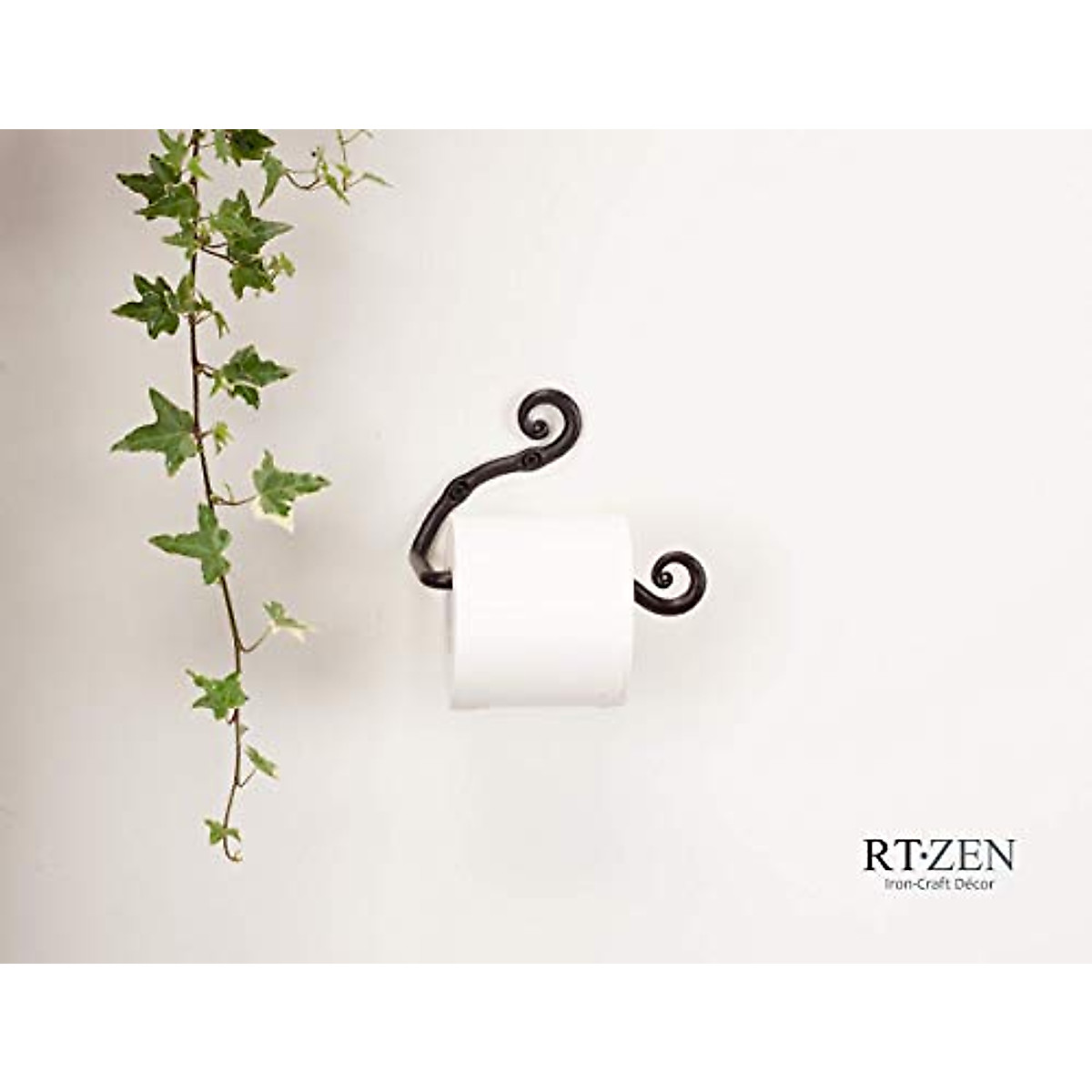 RTZEN Wrought Iron Bathroom Accessories Set, Decorative Hand Towel Bar, Body Towel Bar Hanger and Toilet Paper Holder