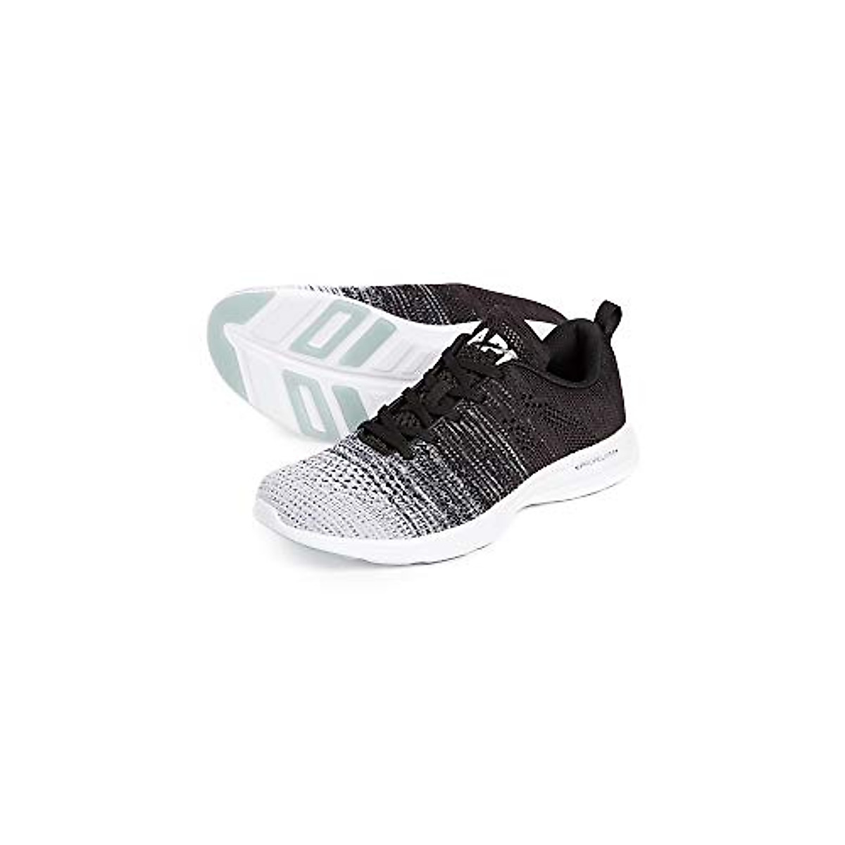 Athletic Propulsion Labs (APL) Techloom Pro White/Heather Grey/Black Melange 9.5 B (M)