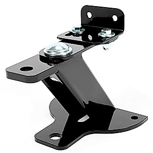 HECASA Universal 3 Way Lawn Garden Tractor Hitch 5" Rise Heavy Duty Steel Black