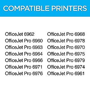 LD Products Compatible Ink Cartridge Replacement for HP 906XL 906 XL T6M18AN 902XL 902 XL High Yield Ink Cartridge (Black, 3-Pack) for OfficeJet Pro 6962 6963 6964 6966 6978 6970 6979 6974 6961