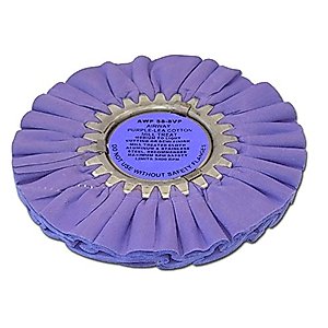 Zephyr Products AWP 58-8 VP Purple-Lea Airway Cotton Mill Treat Buffing Wheel