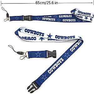 2 Pieces Cow-boy Lanyard For ID Badges Breakaway Driving Style Breakaway Lanyard Keychain Lanyard Key Ring for Car Truck SUV House Office Motorcycle for Keys